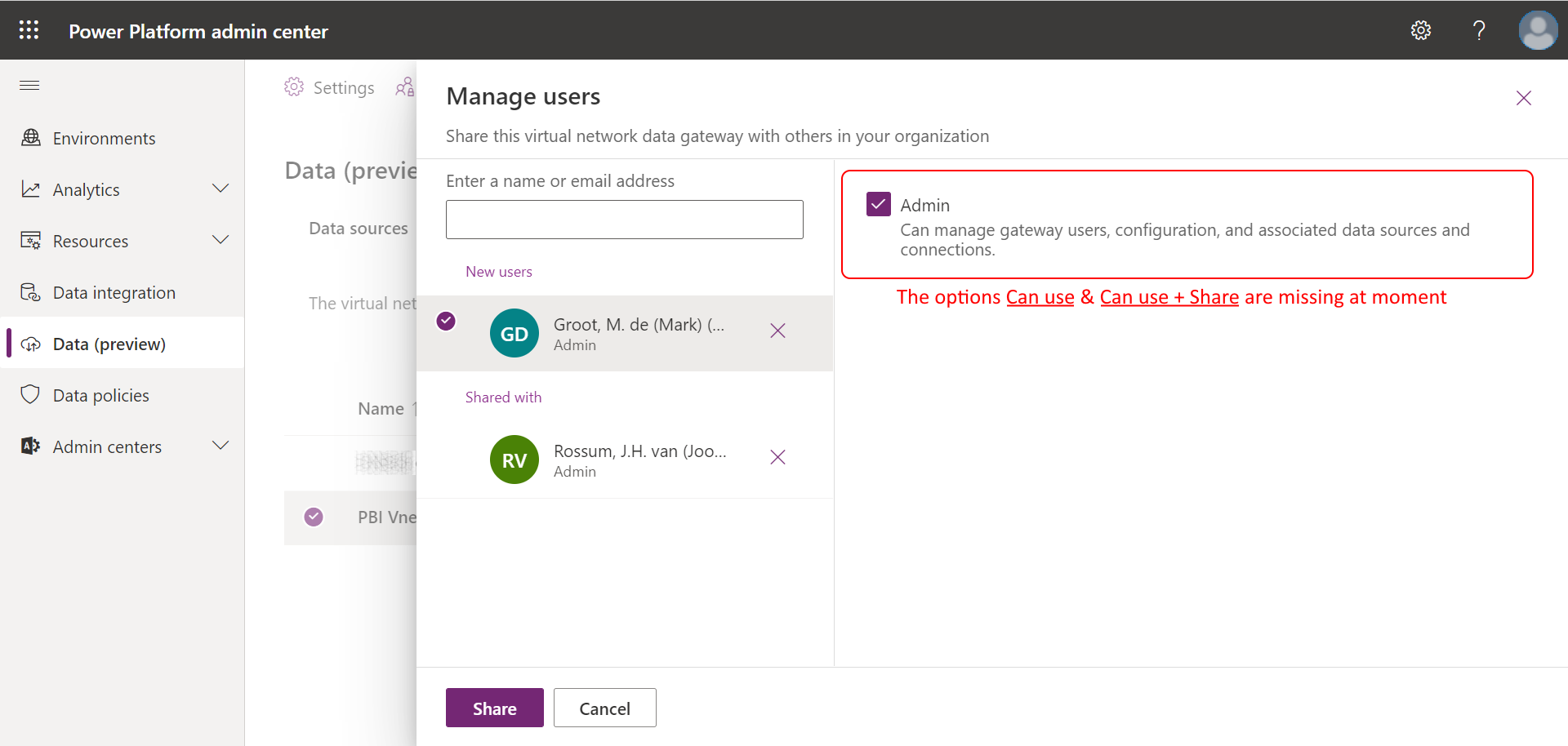Microsoft BI Tools: Virtual Network Data Gateway for Power BI