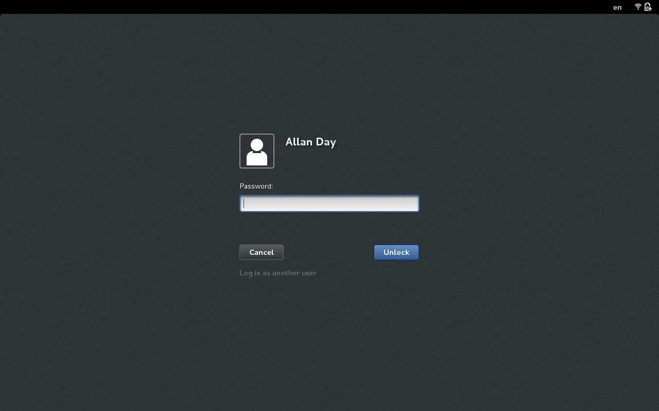 Tela de login do GDM3 com monitor HDMI no GNU/Linux