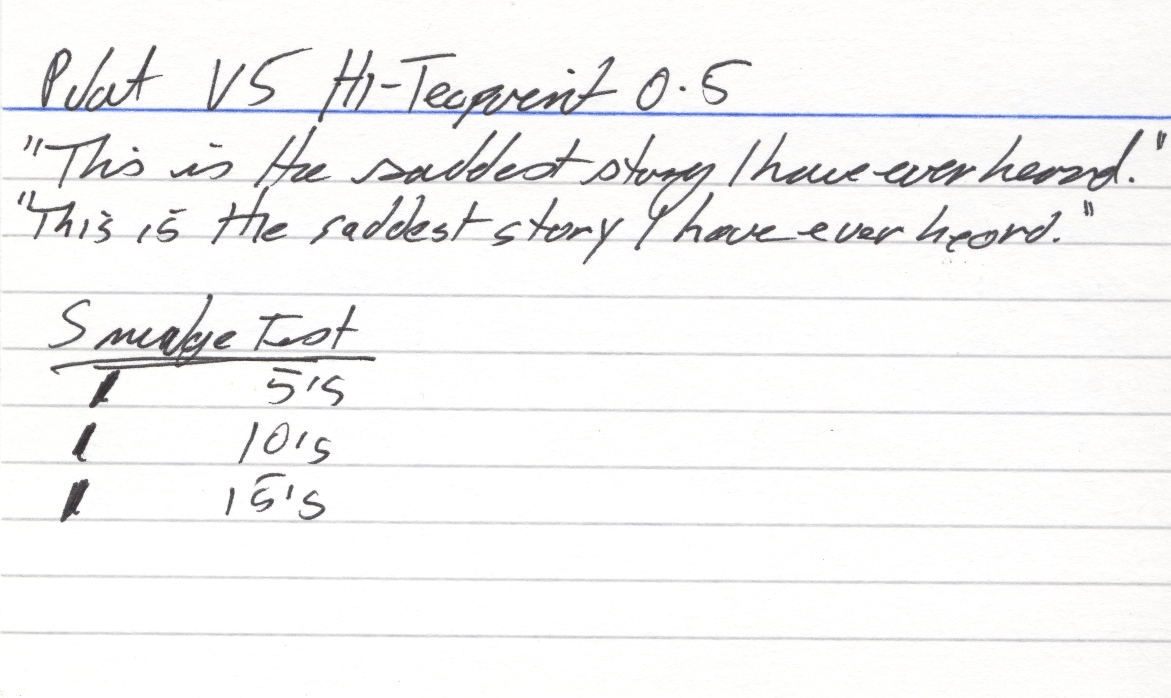 pensetc: Pilot V5 Hi-Tec point 0.5