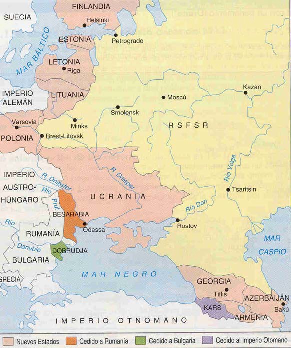 HISTORIA CONTEMPORÁNEA SIGLO XX: LA REVOLUCIÓN RUSA. DESARROLLO. ESQUEMA