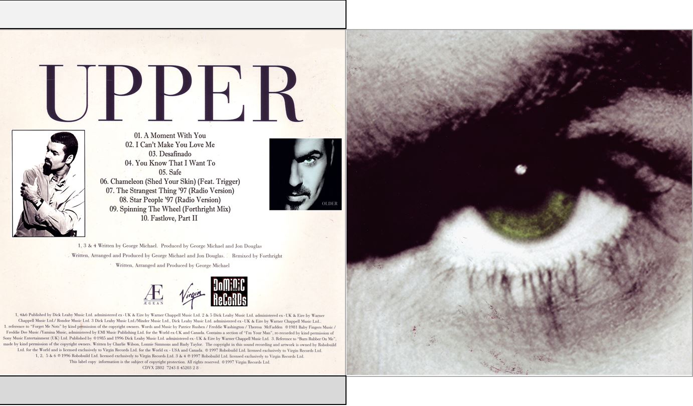 MUSICOLLECTION: GEORGE MICHAEL - Upper - CDSINGLE - 1997 - 2016