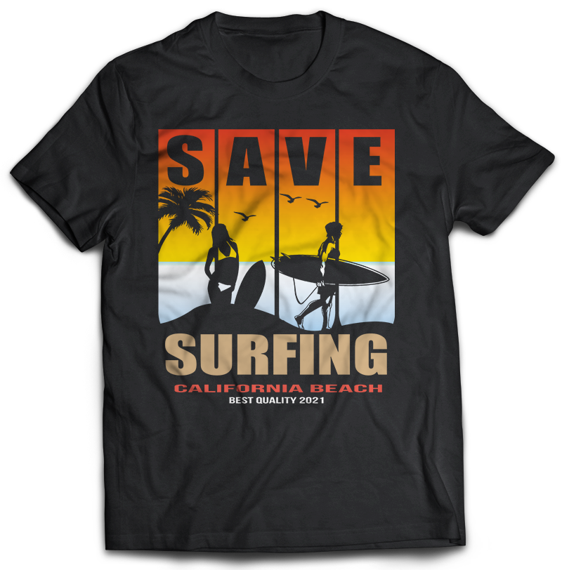 65 summer beach surfing tshirt designs bundles
