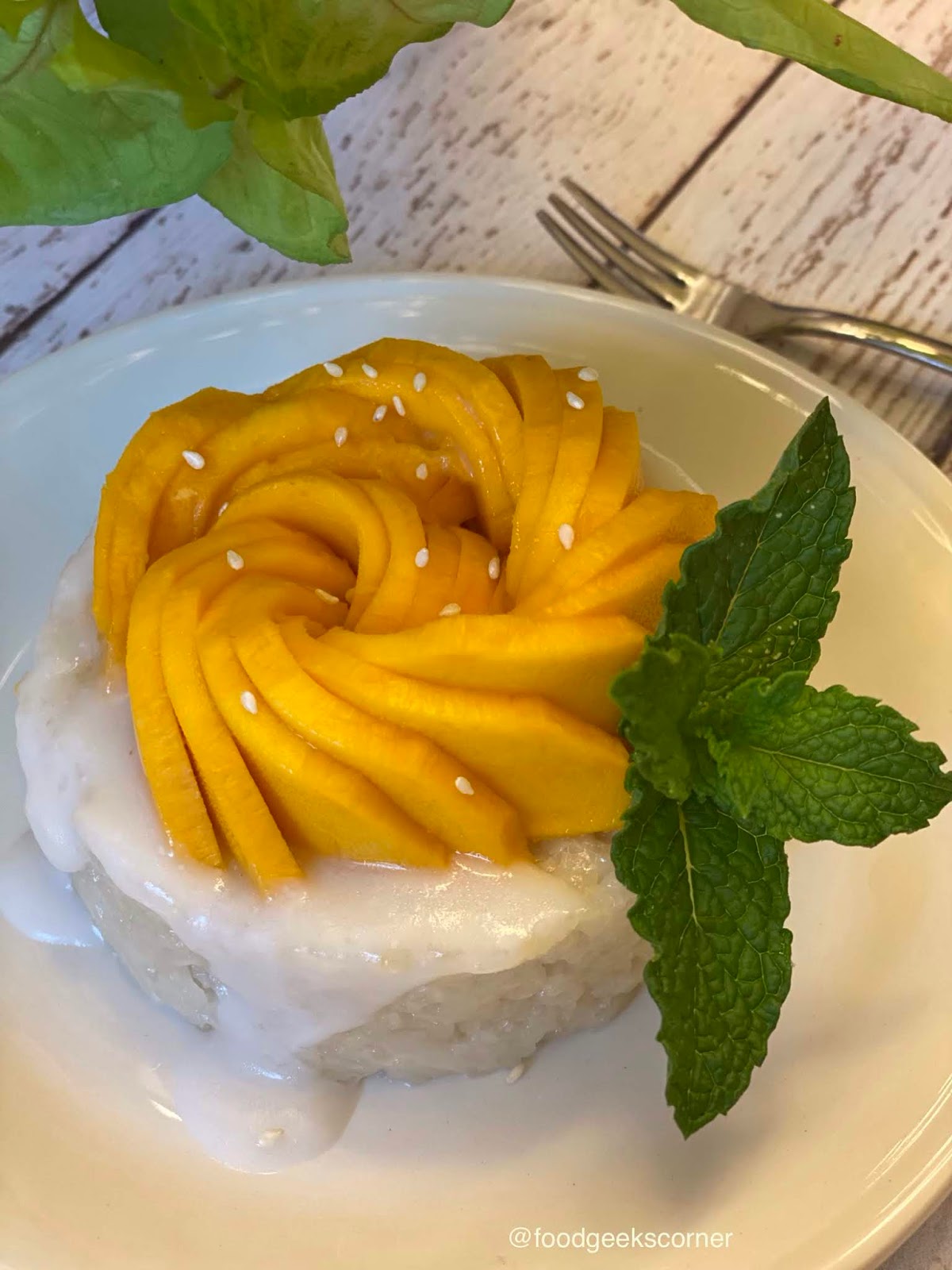 Mango Sweet Rice (Mango Sticky Rice)