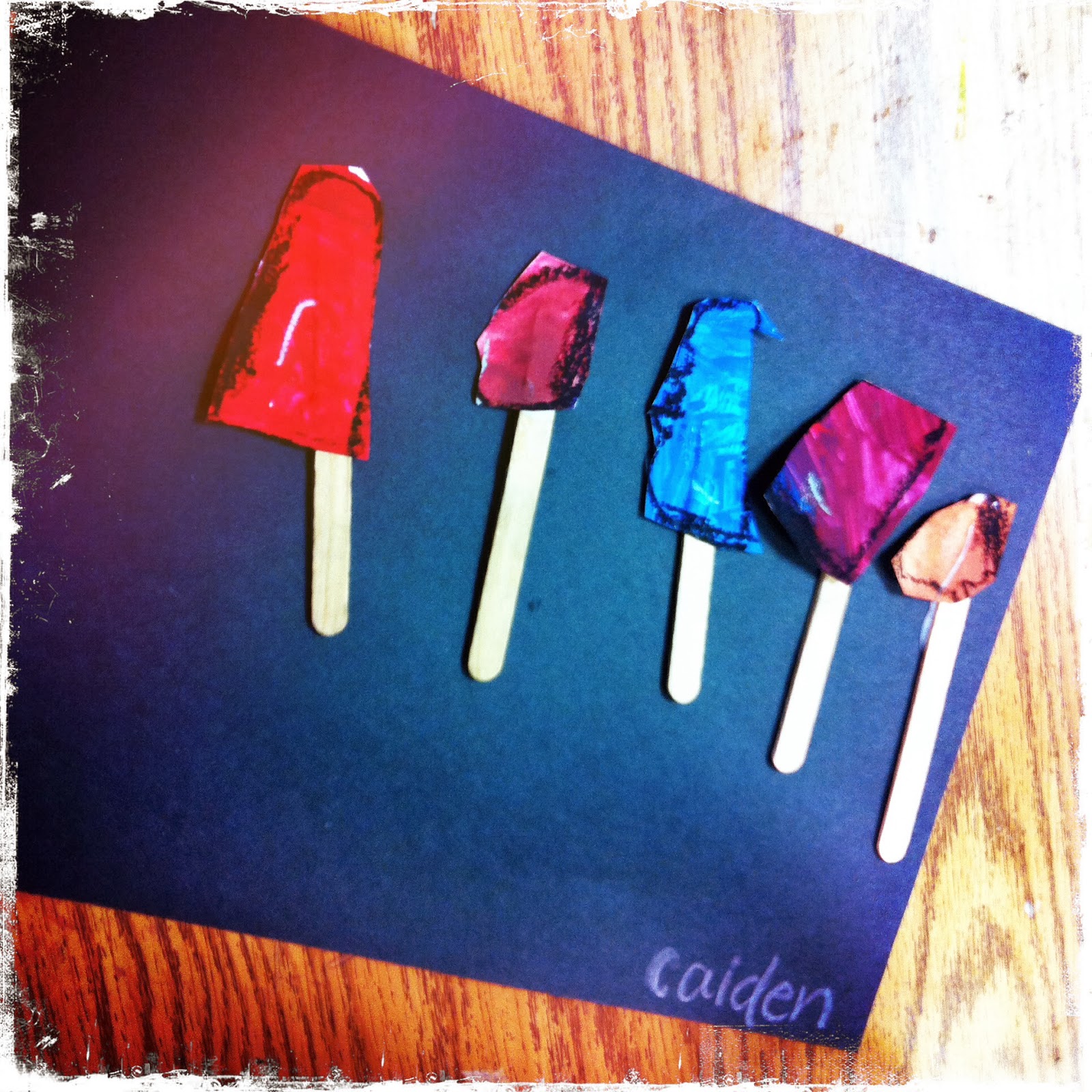 ChumleyScobey Art Room: Pop Art Popsicles with Kindergarten