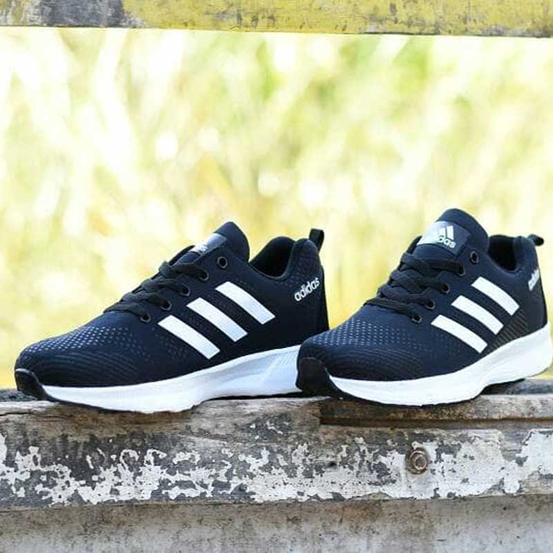 Sepatu Sport Adidas Zoom Import Hitam Putih [ADZ-002] | Omsepatu.com