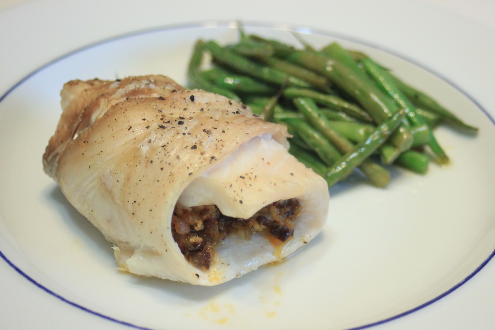 Good Clean Fun: Bleu Cheese and Tomato Stuffed Fish