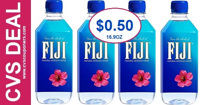 Fiji Bottle Water CVS Deal $0.50 4/19-4/25 | CVS Couponers