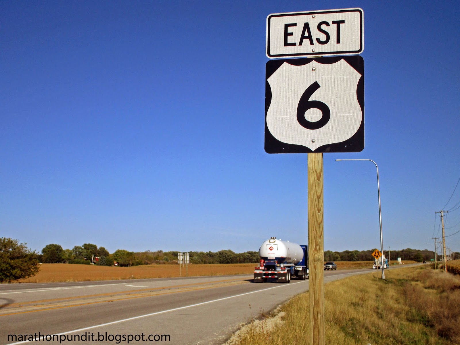 Marathon Pundit: (Photo) US Route 6 in Channahon, Illinois