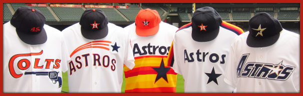 Embroidery & Fitteds: Houston Astros "Flashback Fridays" Throwback Lineup