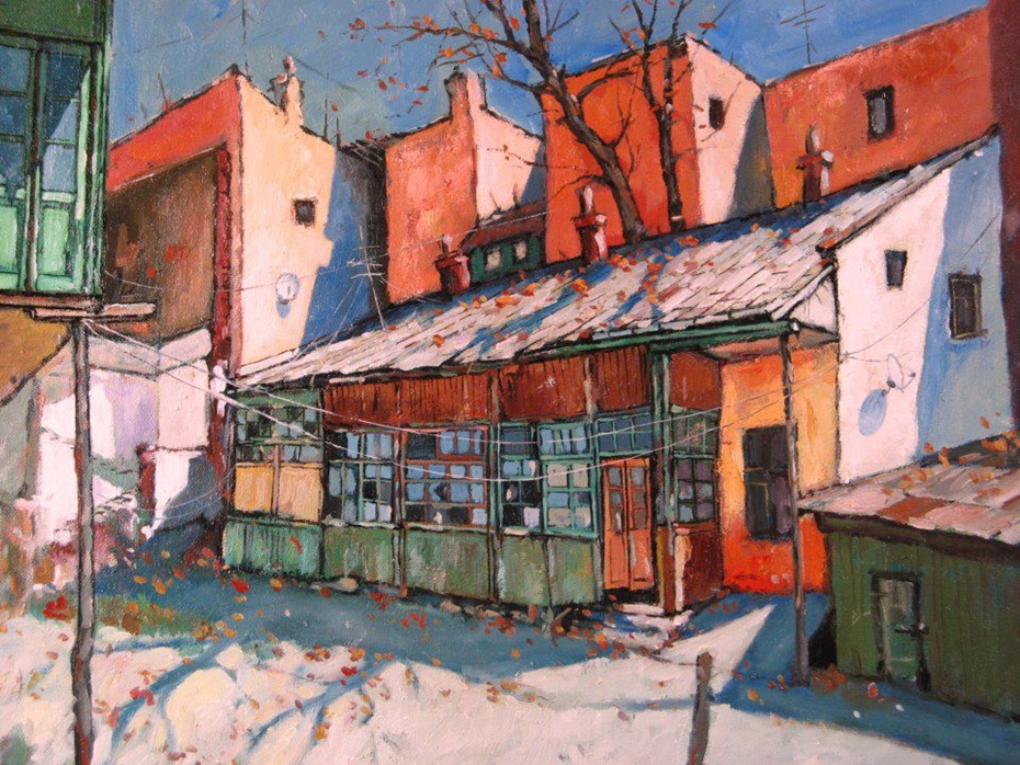 David Croitor, 1958 | Old street of Bucharest | Tutt'Art@ | Pittura ...