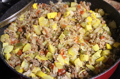 Deep South Dish: Ground Beef and Squash Skillet