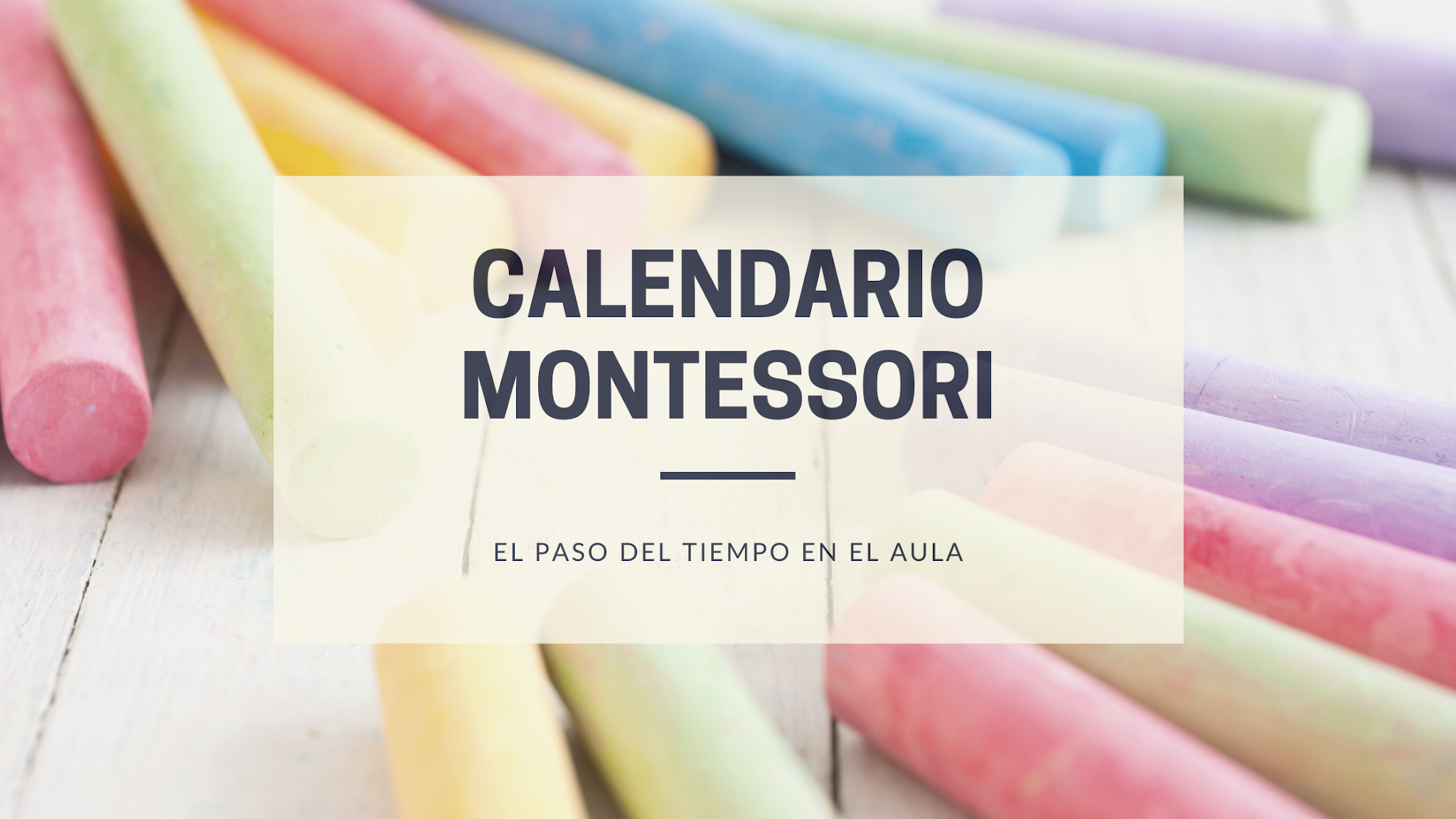 Calendario Montessori