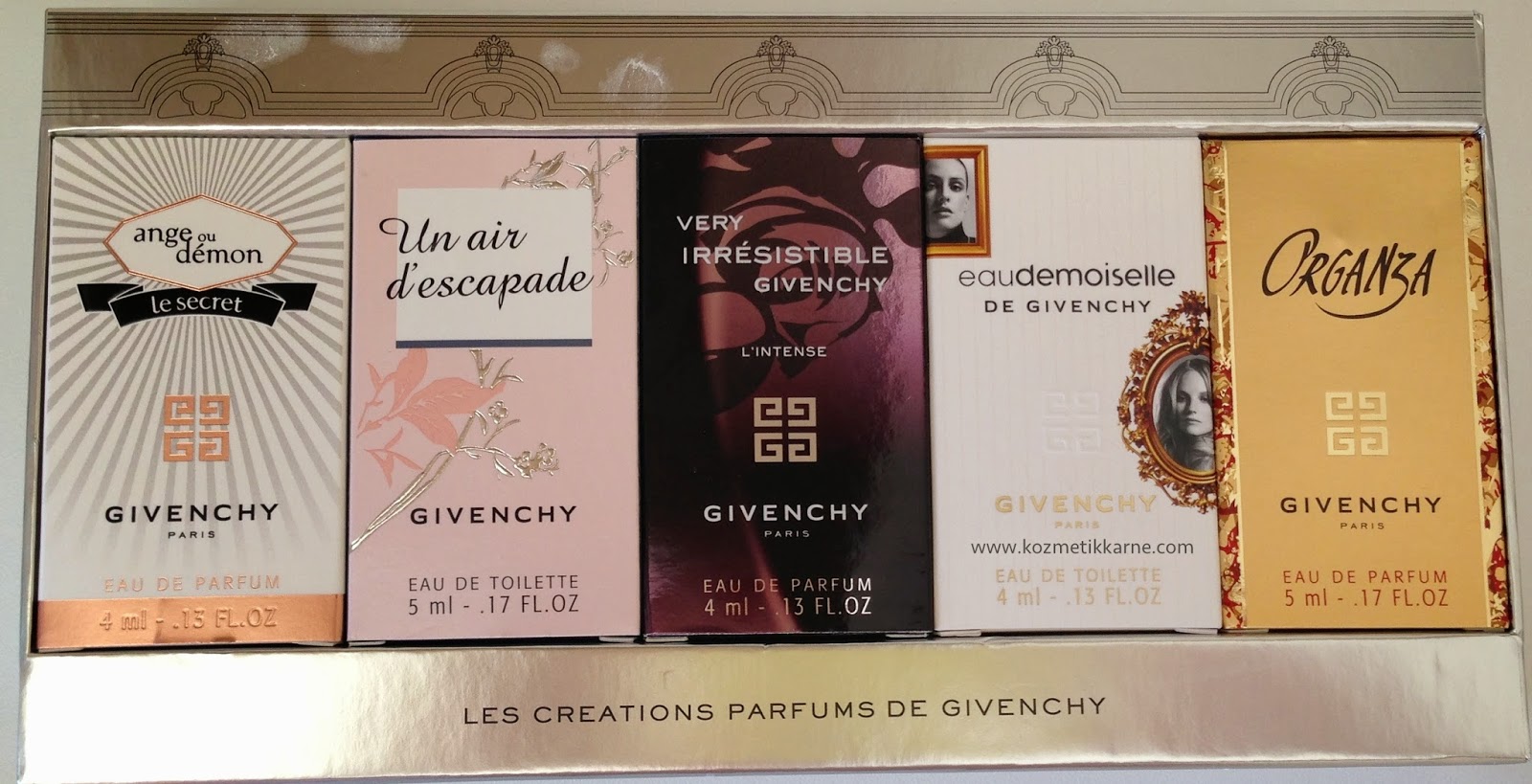 kozmetikkarne: GIVENCHY WOMEN MINI PARFUM SET 2
