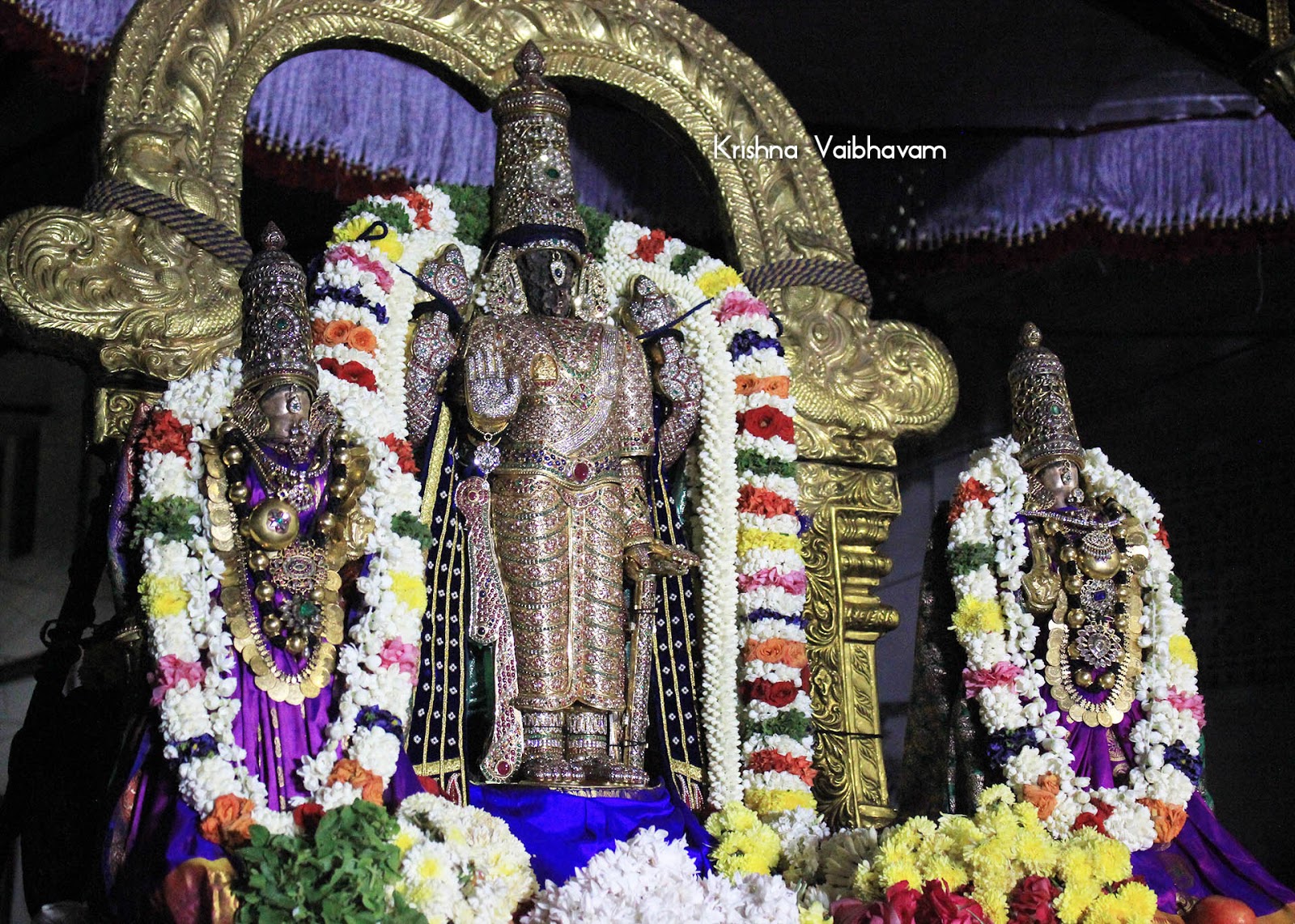 Krishna Vaibhavam: Sri Parthasarathy Perumal - Rathnangi Sevai - Mylai ...