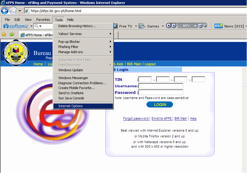 How to Register with the BIR eFPS (eFiling and Payment System) - Ines ...