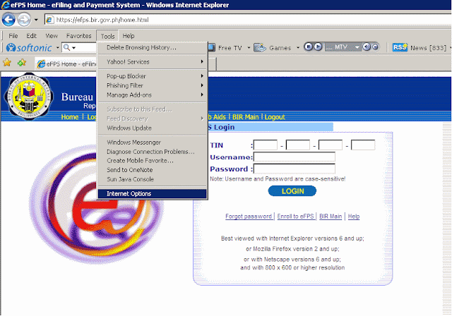 How to Register with the BIR eFPS (eFiling and Payment System) - Ines ...