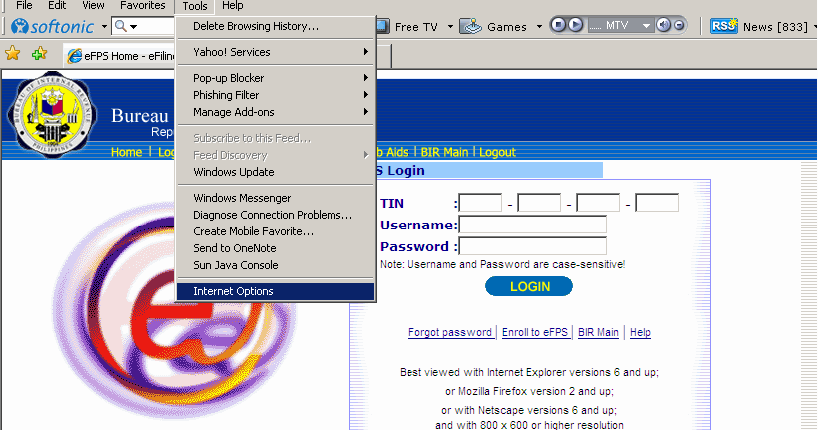 How to Register with the BIR eFPS (eFiling and Payment System) - Ines ...
