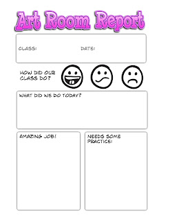 Wahoo for Art!: Classrom Report Cards