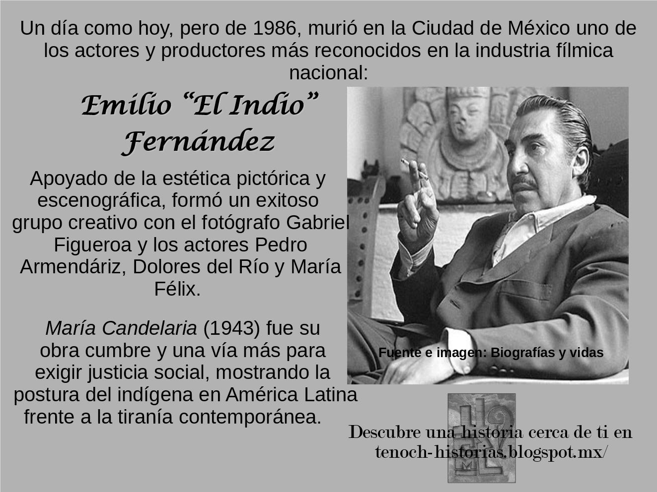 Tenoch, historias escondidas de la Ciudad de México: Emilio "El Indio ...