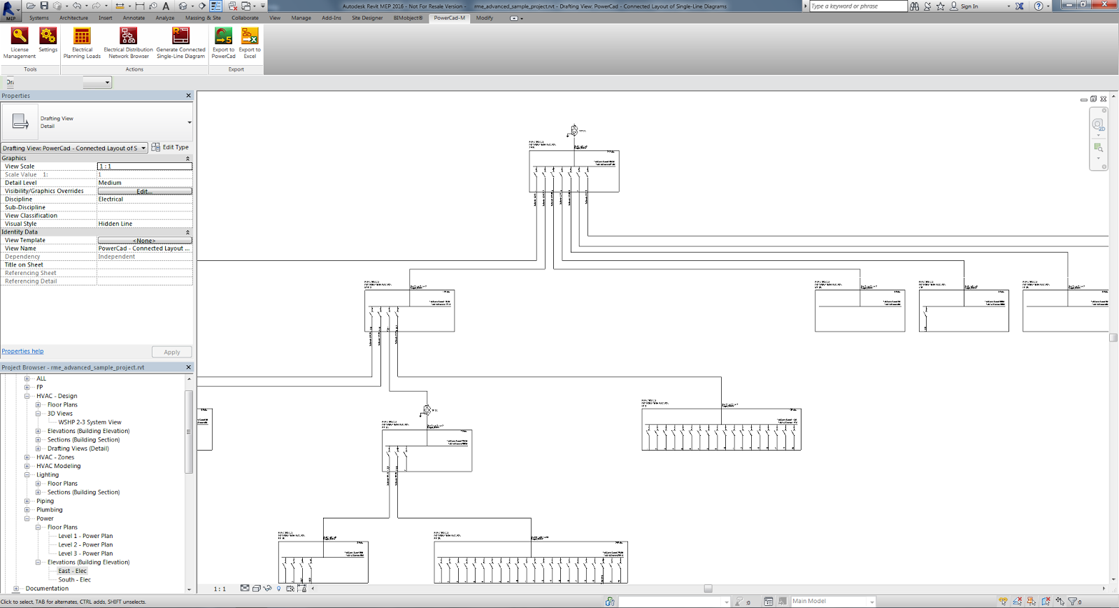 Revit Add-Ons: PowerCad-M Version 1.5