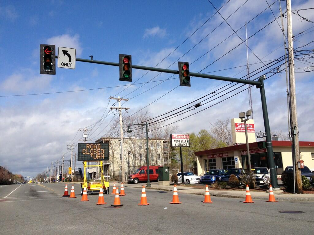 Deserted Places: Deserted streets in Boston, as the city goes into lockdown