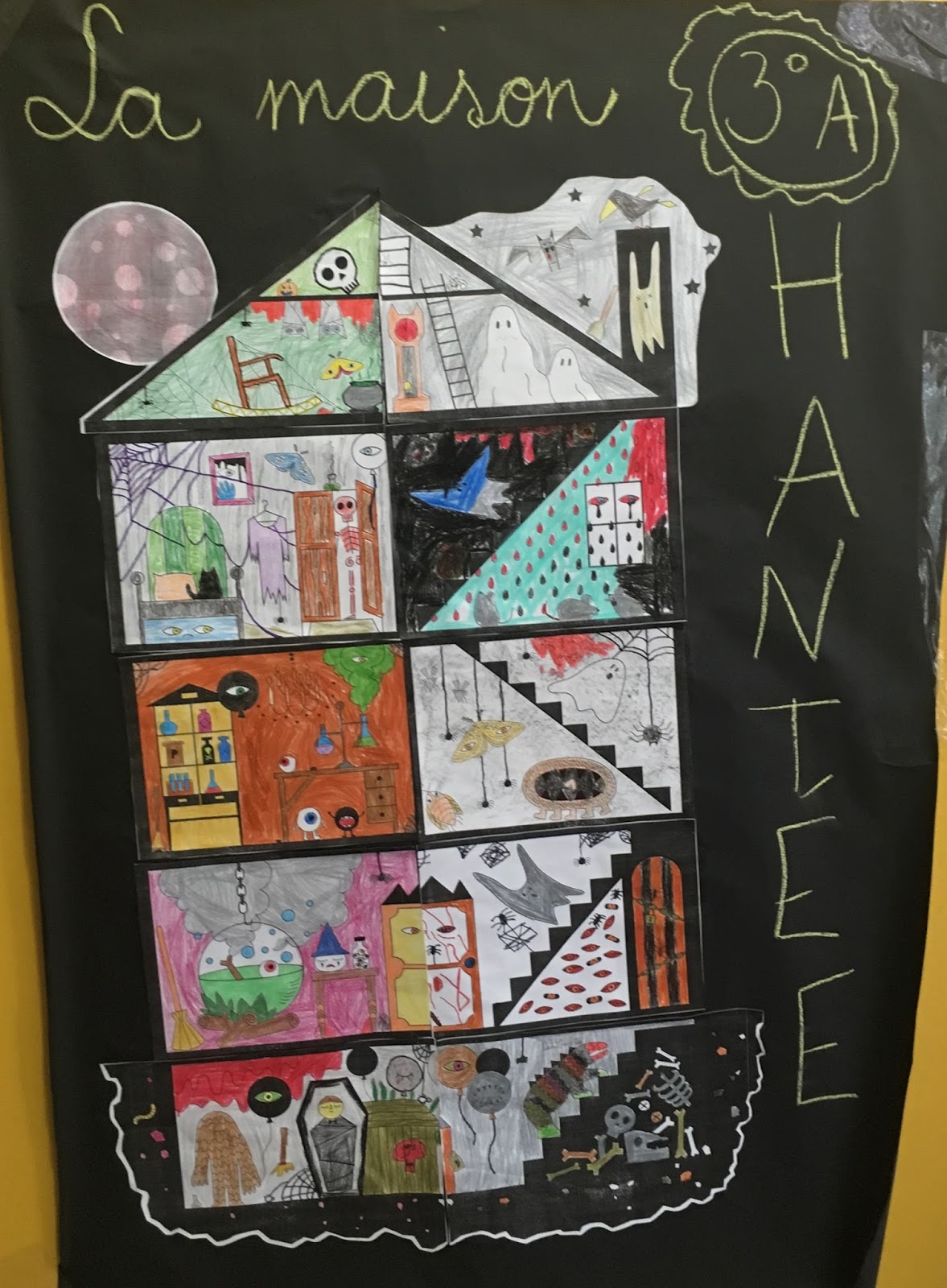 Cahier de Texte CE2: LA MAISON HANTÉE