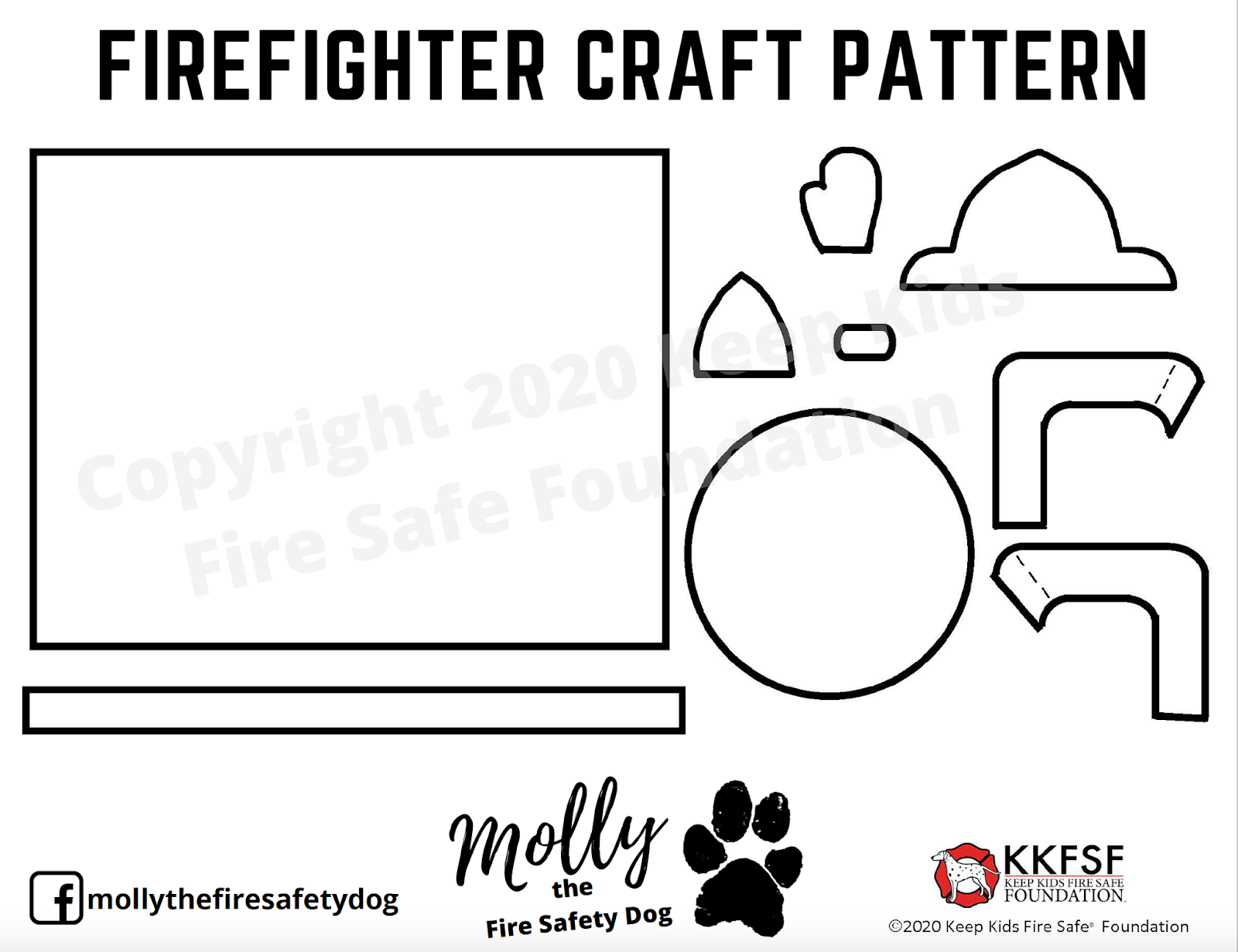 Fire Safety Rocks: New Firefighter Craft Pattern!