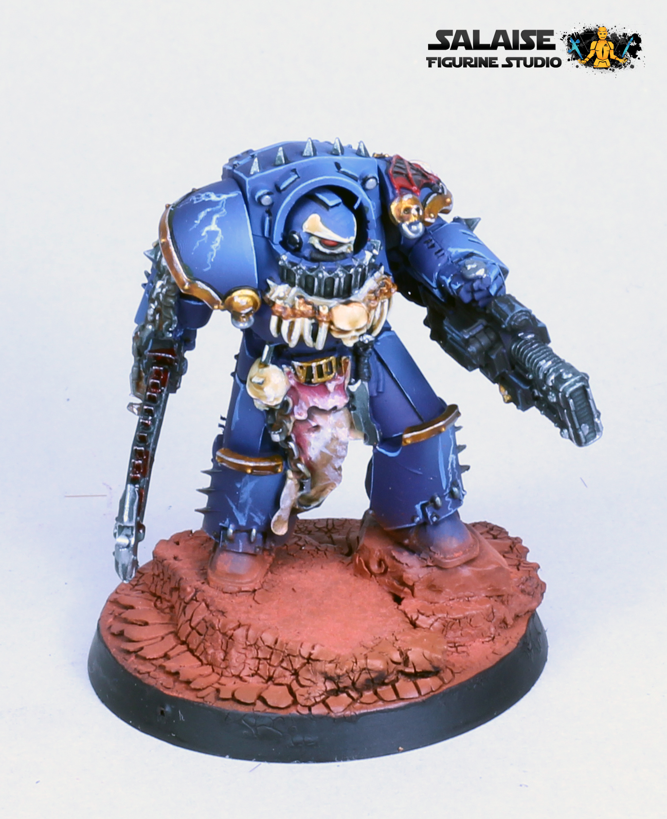 [Painting commission] Escouade contekar night lord et praetor.