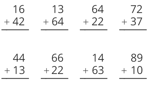 LICEO LOS ÁNGELES : Adición de números de dos cifras. MATEMATICA