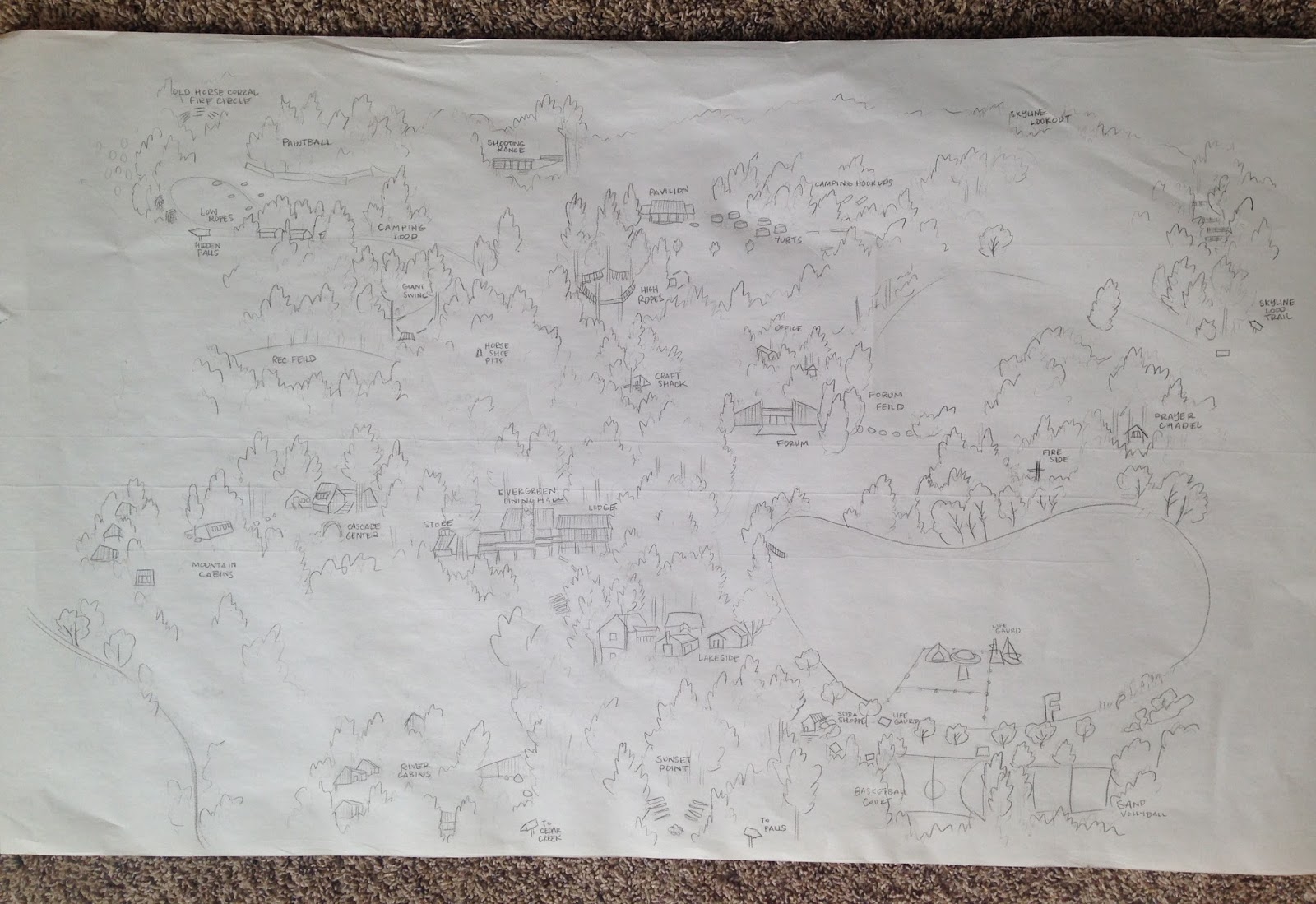 Meadow to Grove: Camp Tadmor Map