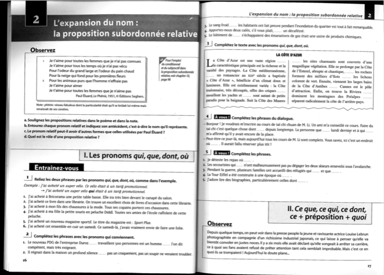 Les 500 Exercices de Grammaire Avec Corrigés