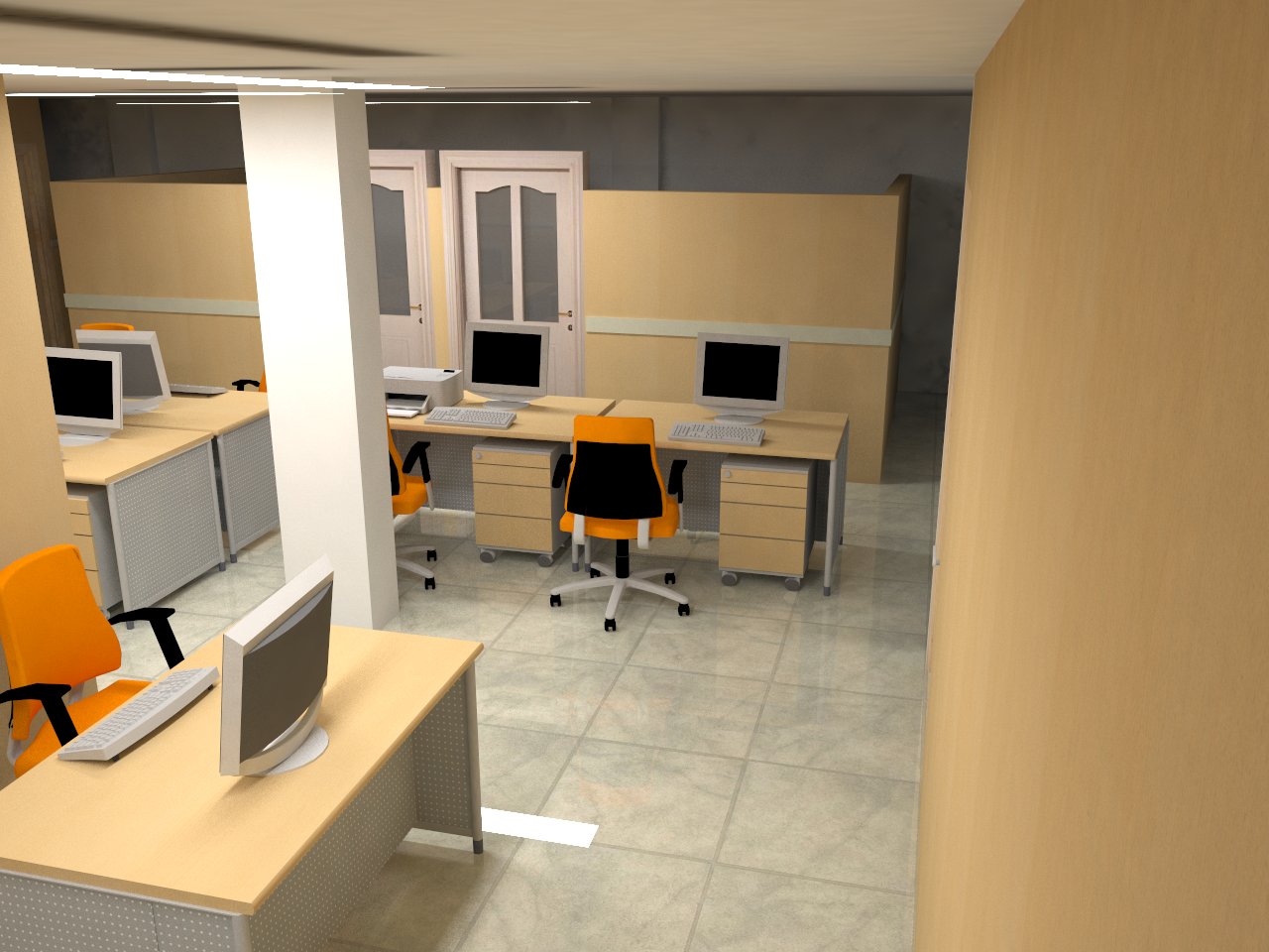 3D Studio: Desain Interior Kantor (Jakarta)