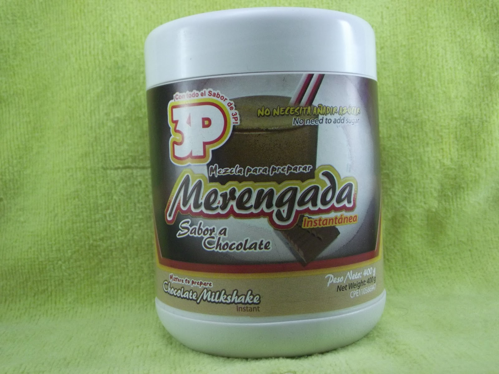 Merengada Instantánea sabor a chocolate - 3P Inversiones C.A. - Hecho ...