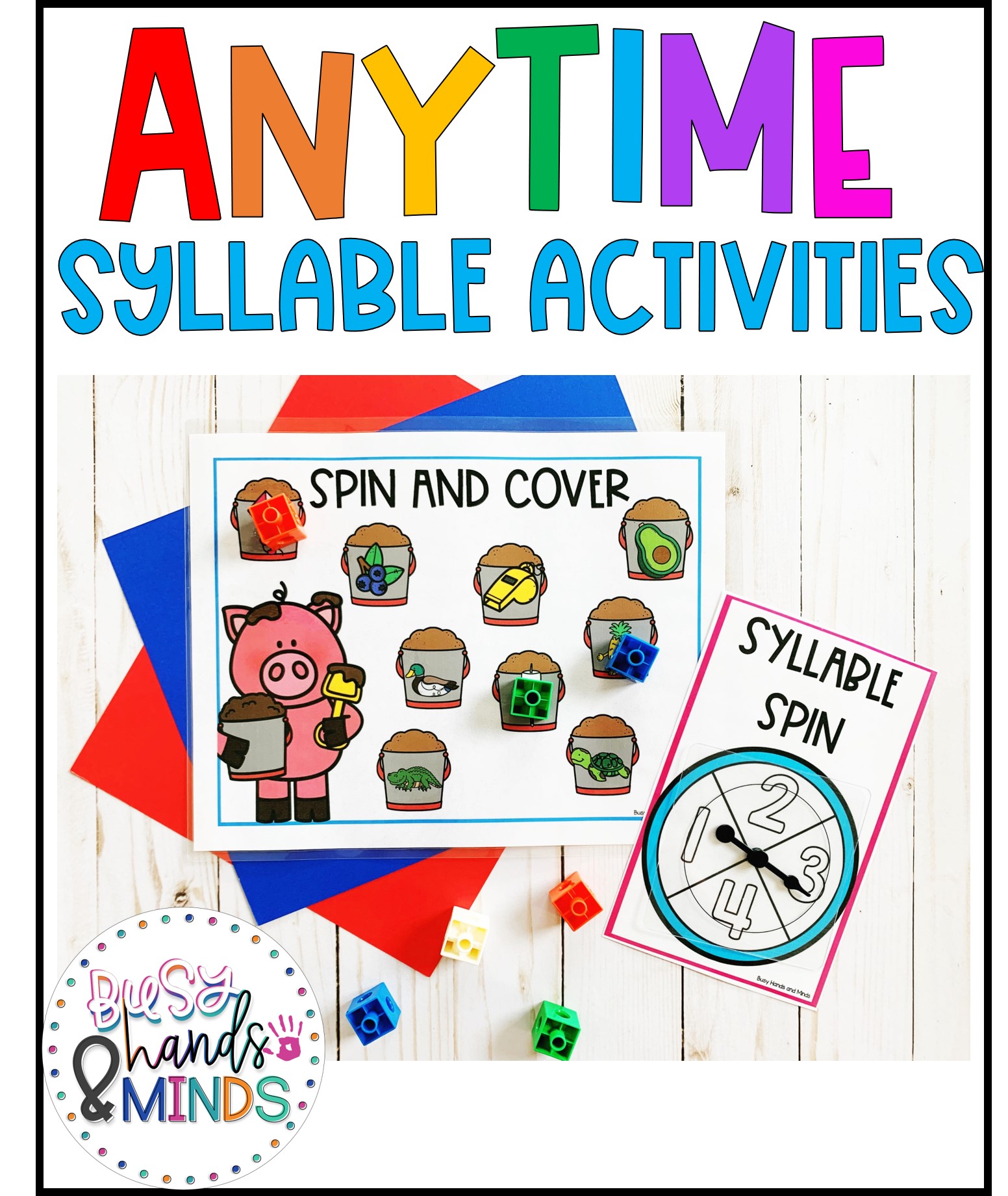 Anytime Syllable Centers and Activities | Busy Hands and Minds
