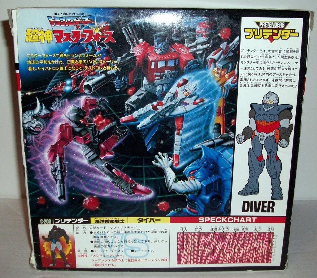 Random Toy Reviews: Transformers G1: Diver C-203