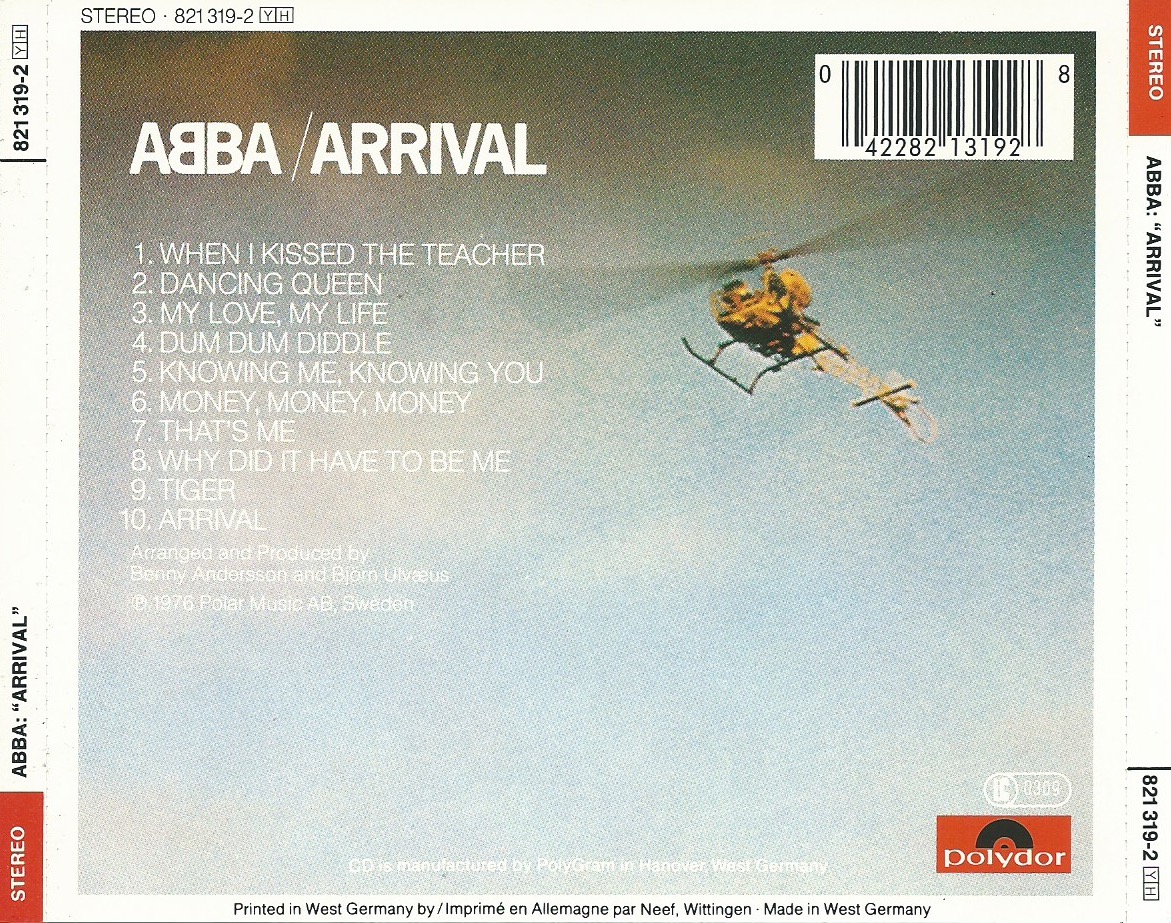 The First Pressing CD Collection: ABBA - Arrival