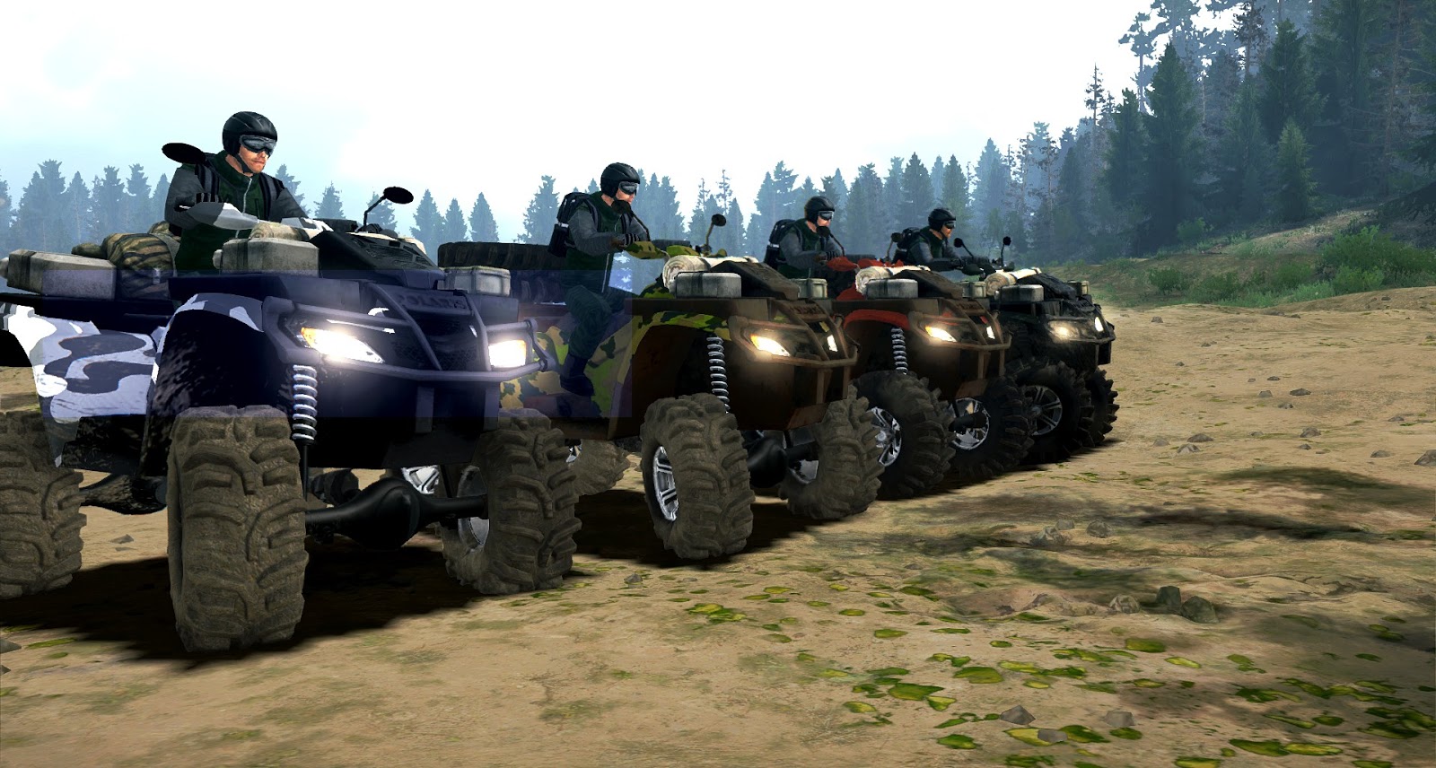 mod ATV 4ranger squad