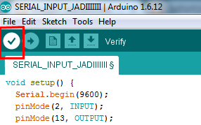 mekatronika: INPUT SERIAL ARDUINO UNO