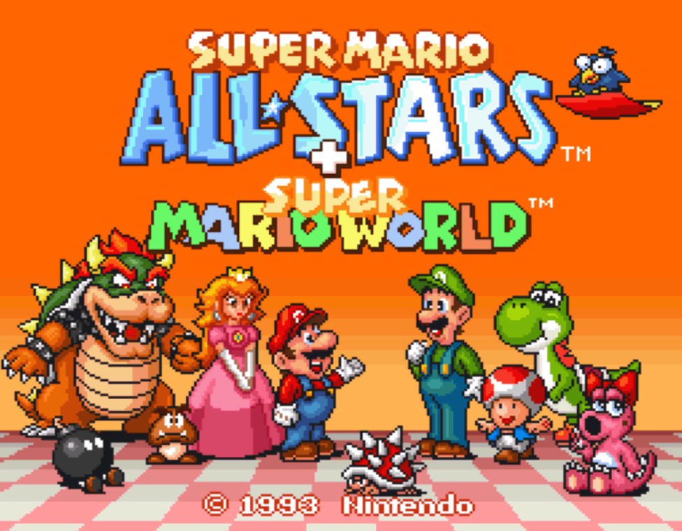 gamecube world: Super Mario All Stars