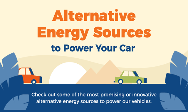 Alternative Energy Sources To Power Your Car #infographic - Visualistan