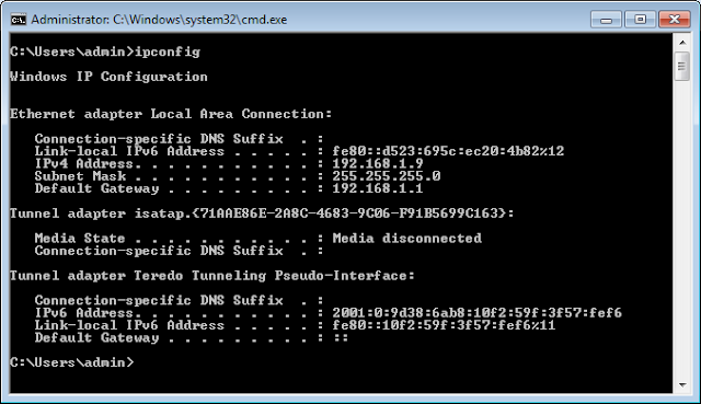 How to assign IP address with command line ~ THE IT IDEAS