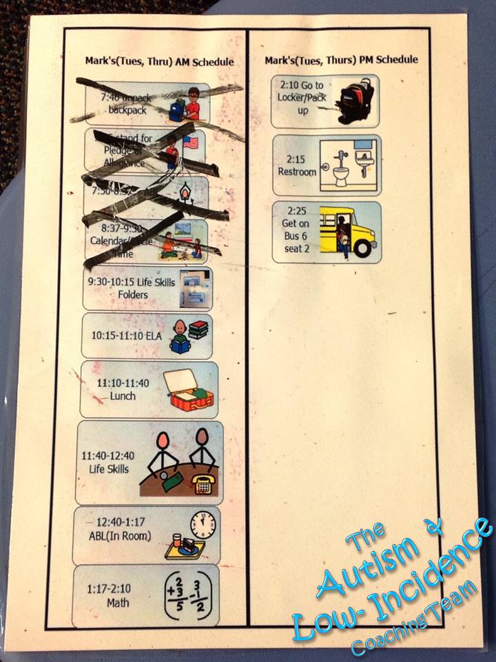 The Autism & Low-Incidence Coaching Team: Super Star Schedules: Top 3 ...