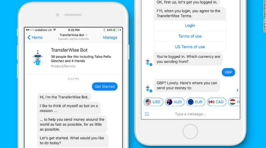 You can now do international money transfers through Facebook