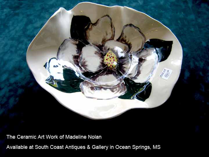 South Coast Antiques & Gallery: New Ceramic Artist Madeline Nolan at ...
