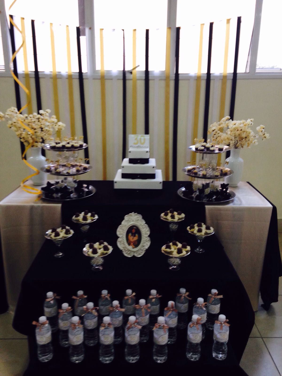 Design de Eventos : Aniversário Tema Preto, Nude e Perola! De repente 30