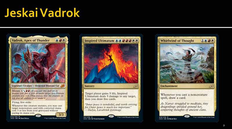 Magic the Gathering Adventures: Ikoria Jeskai Vadrok for Commander