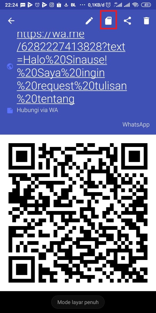 Cara Membuat Barcode Whatsapp - SINAUSE.ID