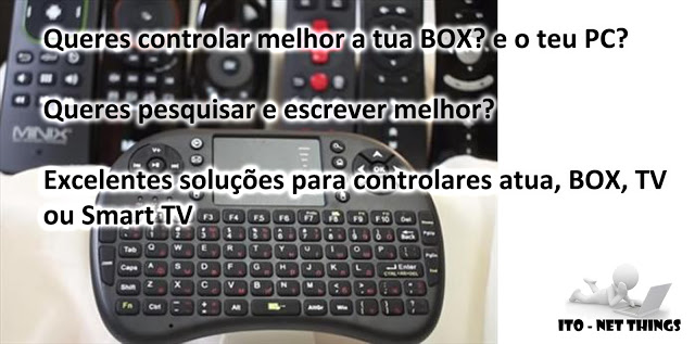 Comandos Para Boxs TV em armazém Europeu - ITO - NETthings