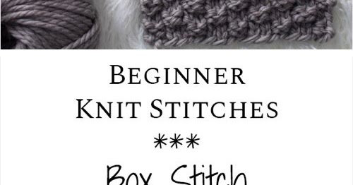 Amazing Knitting: Box Stitch - Free Pattern