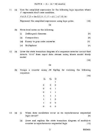 EE2255 Digital Logic Circuits Nov Dec 2011 Question Paper - University ...
